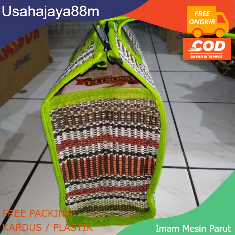 Jual Tas Hajatan Tenun Tikar Ukuran Besar (Muat Gula 10kg) / Tas ...