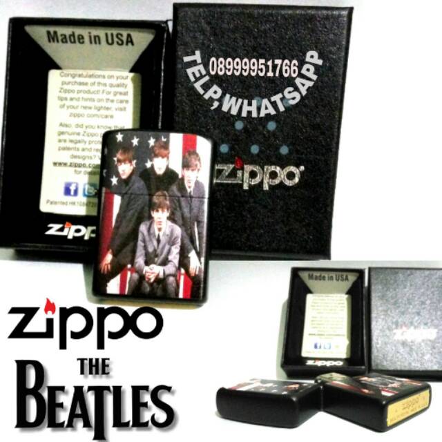 Jual Korek api zippo the beatles wallpaper | Shopee Indonesia