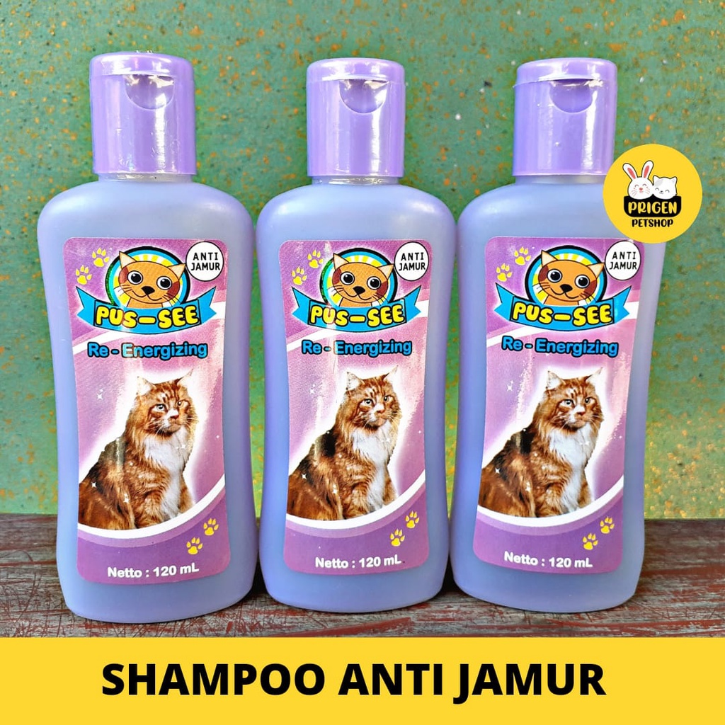 Jual SHAMPOO/SAMPO JAMUR KUCING ANJING KELINCI MUSANG PUS-SEE/ SHAMPOO ...