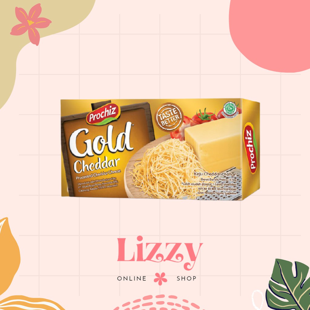 Jual Prochiz Gold Cheddar Keju Olahan Kemasan 170g | Shopee Indonesia