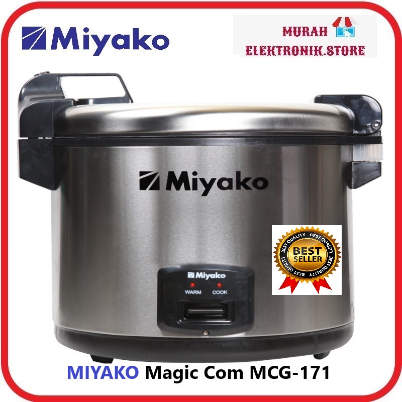 Jual Miyako MCG 171 penanak nasi jumbo 6 Liter magicom rice cooker ...