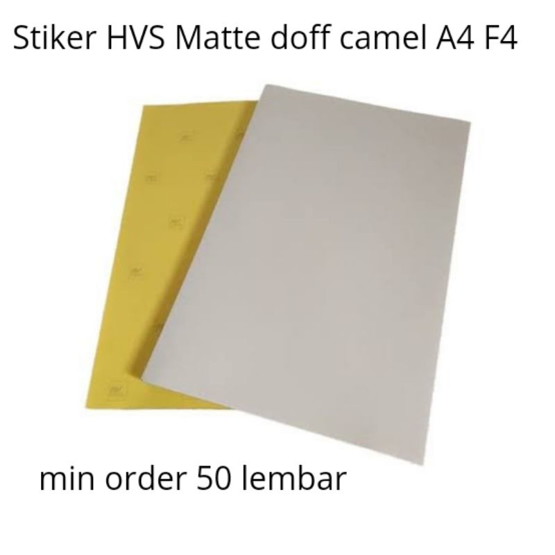 Jual (minim 50 lembar)Stiker Hvs Camel A4/F4 | Shopee Indonesia