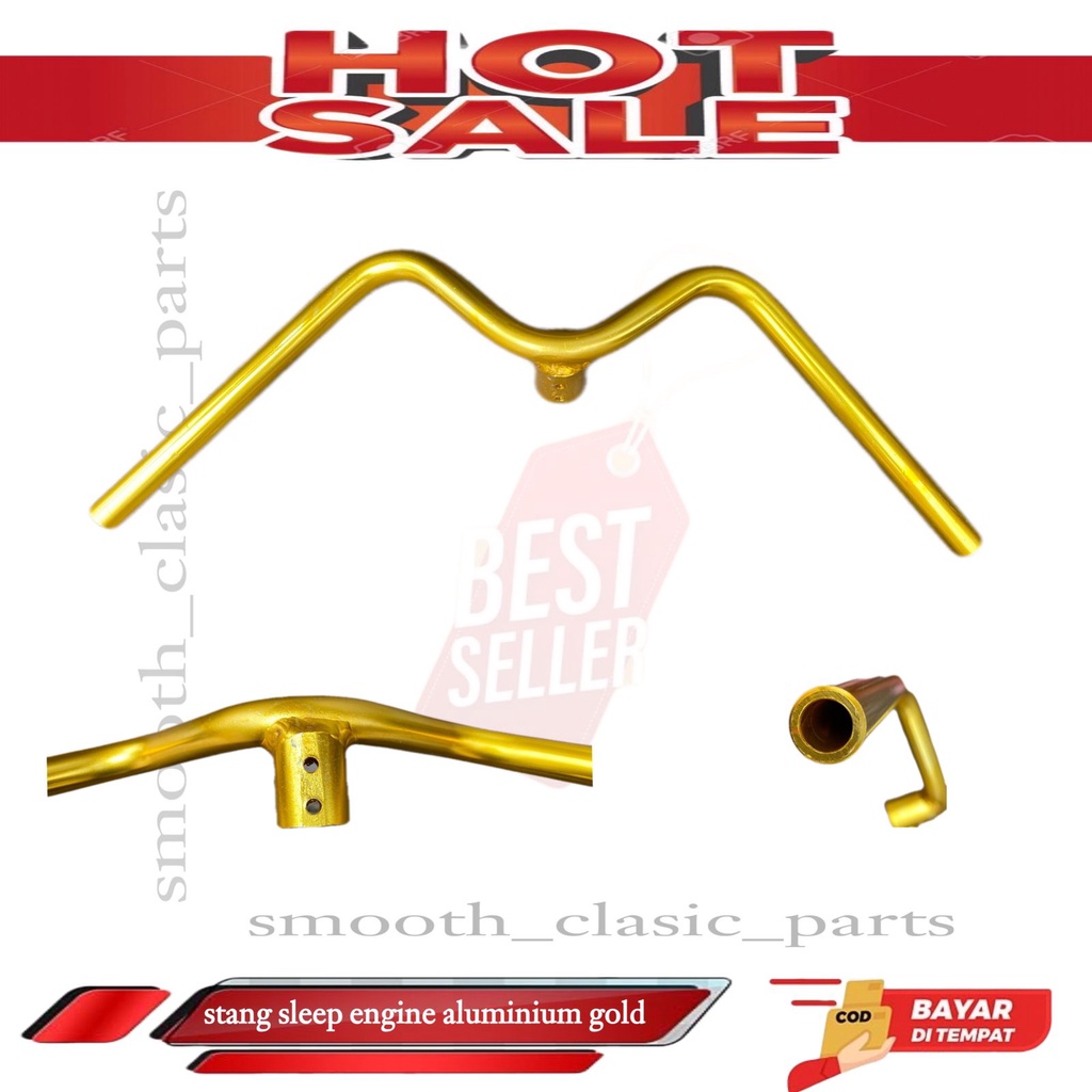 Jual stang sleep engine alumunium gold | Shopee Indonesia