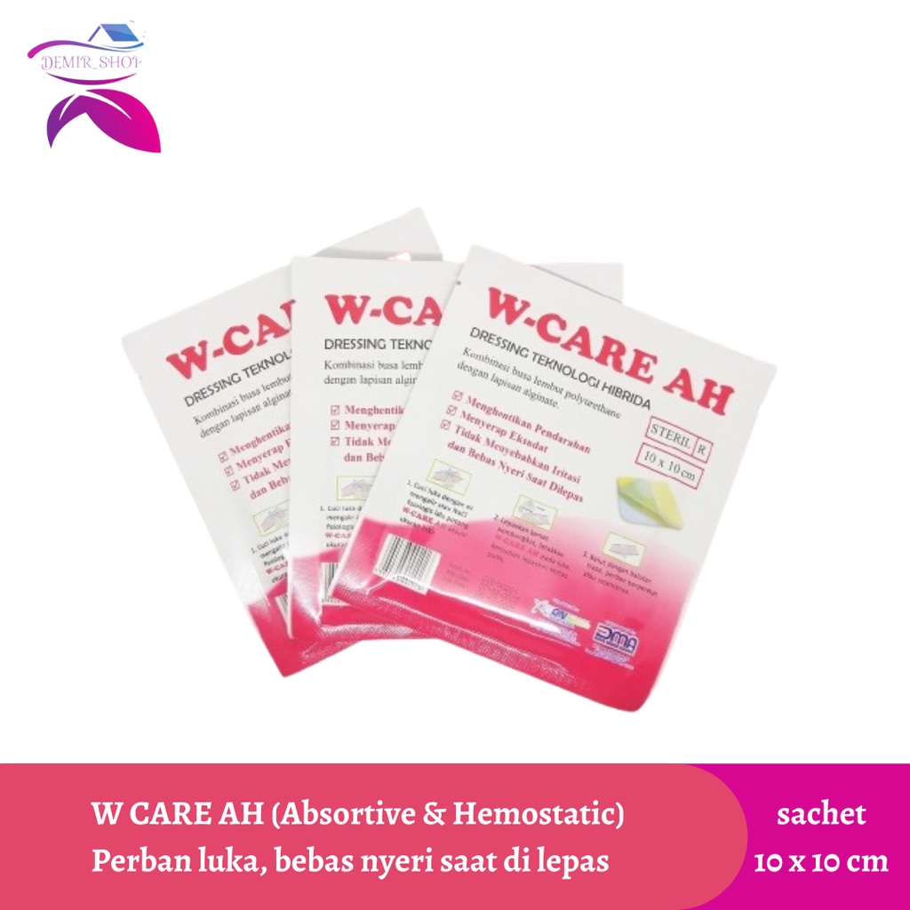 Jual W Care AH Perban Luka Foam Dressing / W-Care AH | Shopee Indonesia