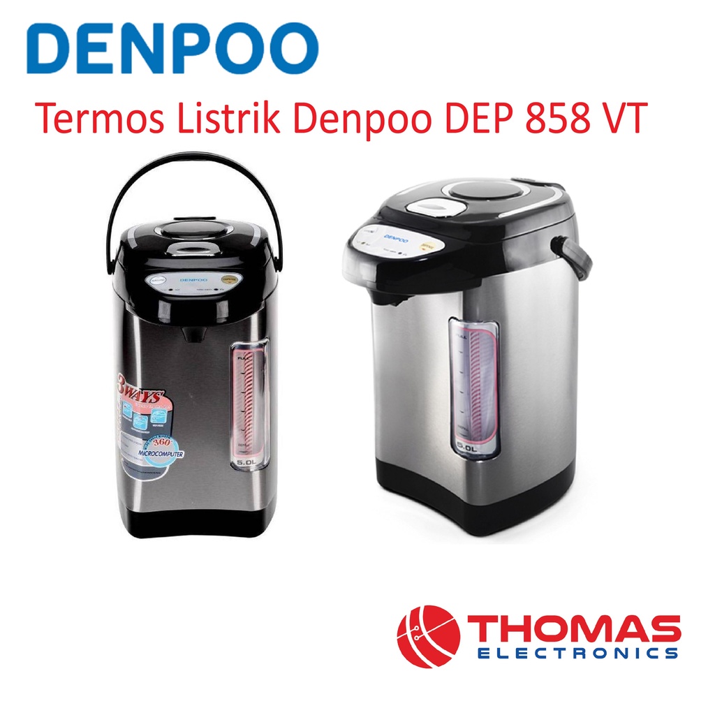 Jual Thermos Listrik Elektro Pot Termos Denpoo DEP 858 VT DEP858VT 5 ...