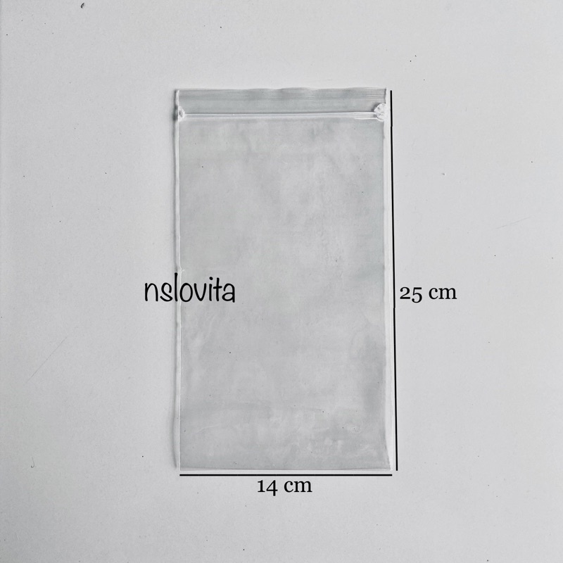 Jual Plastik Klip PP TEBAL 90 micron (0.09) 14x20 14x25 15x25 17x25 ...