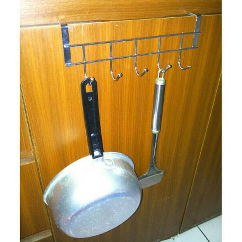 Jual Gantungan Panci 5 Hook Stainless Best Quality | Shopee Indonesia