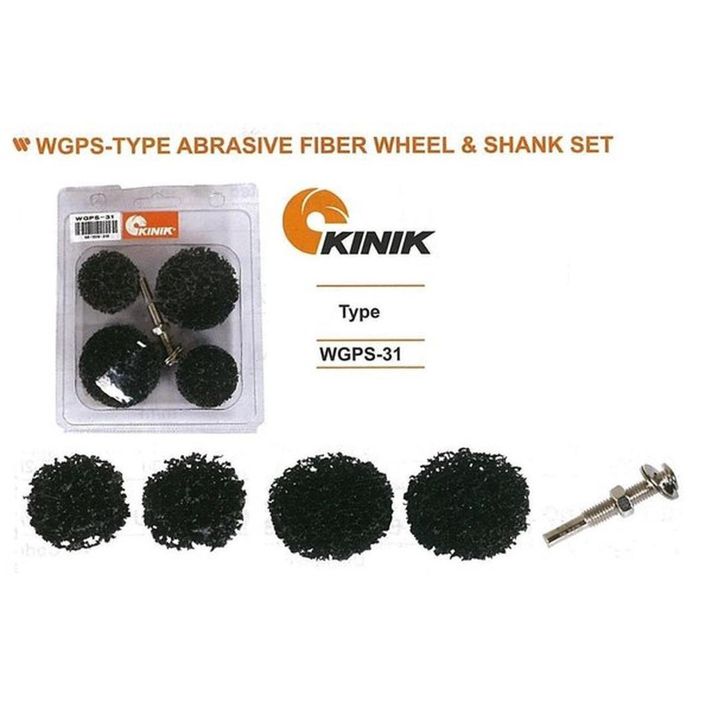 Jual Abrasive Fiber Wheel & Shank Set type - Kinik WGPS-31 parts ...