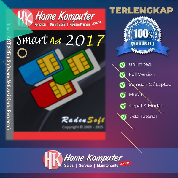 Jual Dijual SMart Act 2017 Unlimited Software Aktivasi Kartu Perdana ...