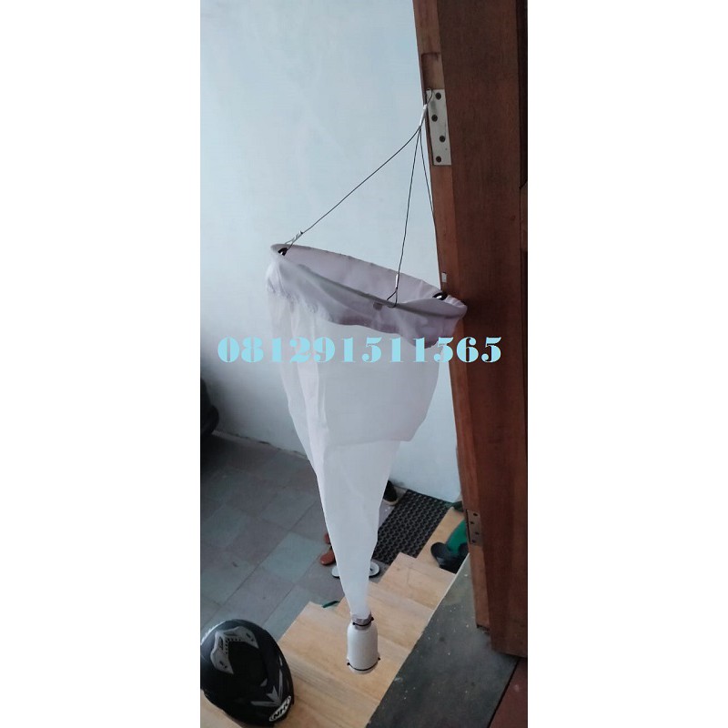 Jual Plankton Net 3 Sling Diameter Mulut 30cm, Kain Nylon Mesh 400 ...