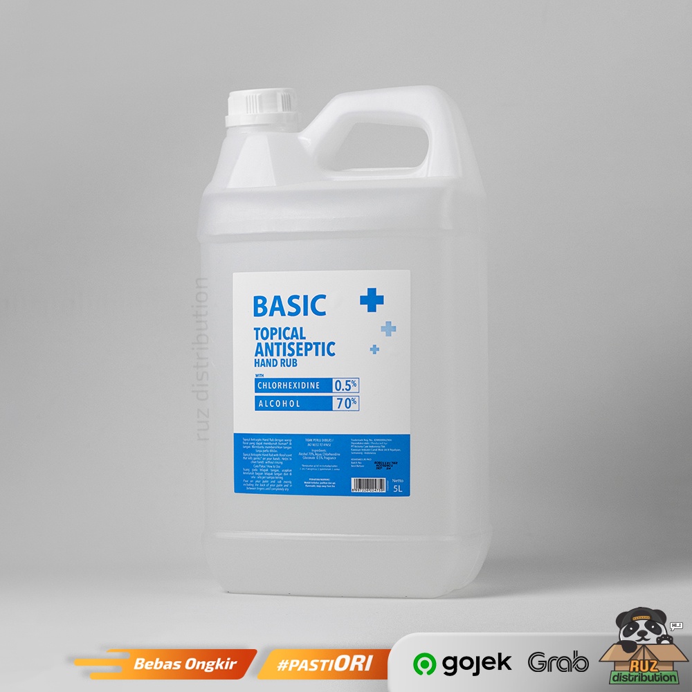 Jual Basic Topical Antiseptic Hand Rub 5 Liter | Shopee Indonesia