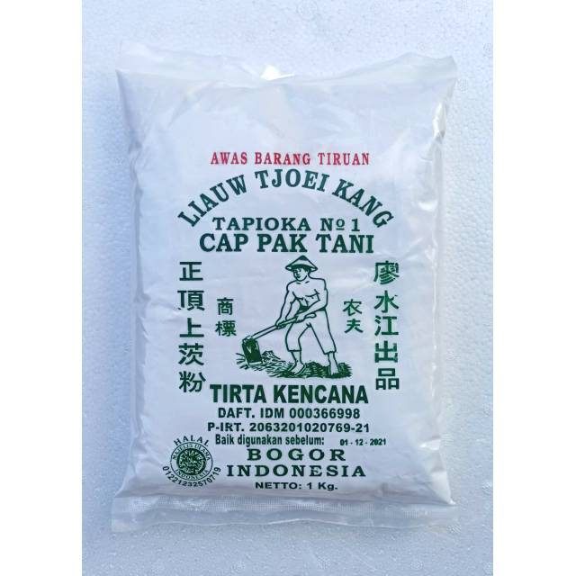 Jual Tepung Tapioka/ Sagu Tani Cap Pak Tani Liauw Tjoei Kang/ Tirta ...