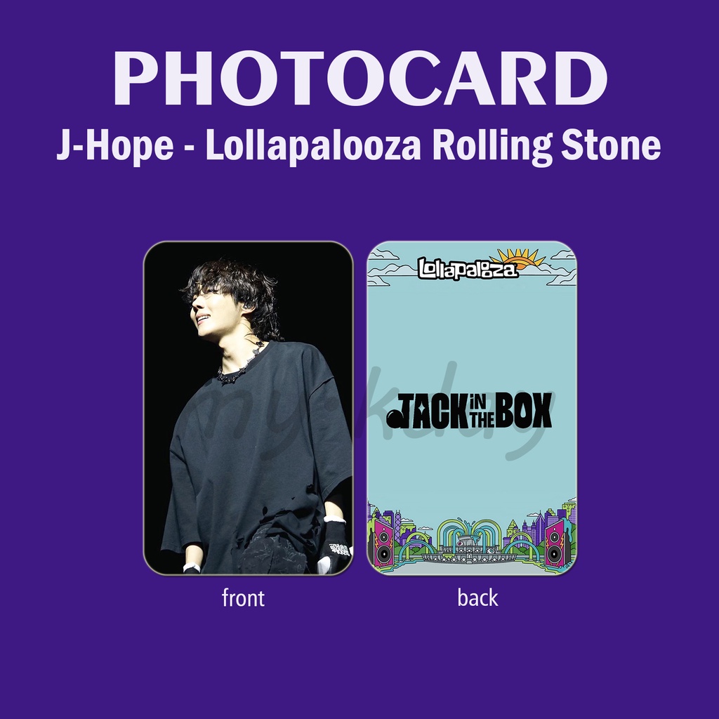 Jual PC-0992, Photocard J-Hope BTS Lollapalooza Rolling Stone Jack in The Box 2 sisi | Shopee ...