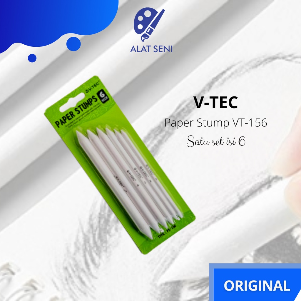 Jual V-TEC Paper Stumps Set 6 Type PP - 156 / Paper Pencils / Paper ...