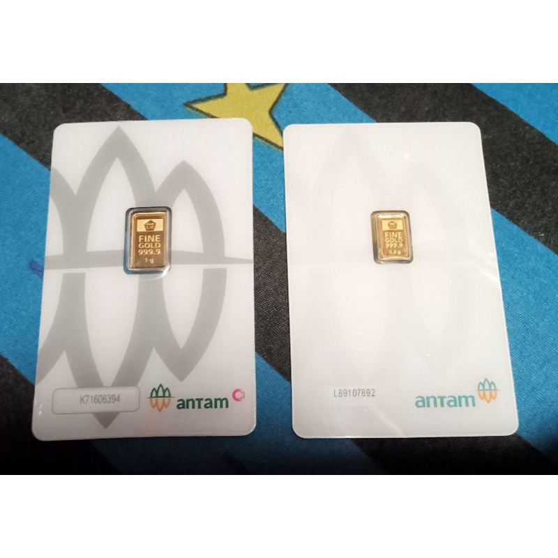 Jual logam mulia Antam Certy 1gram 0,5gram | Shopee Indonesia