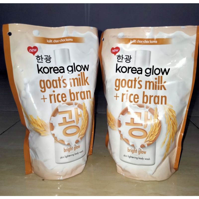 Jual Korea Glow Goat's Milk +Rice Bran 400ML | Shopee Indonesia