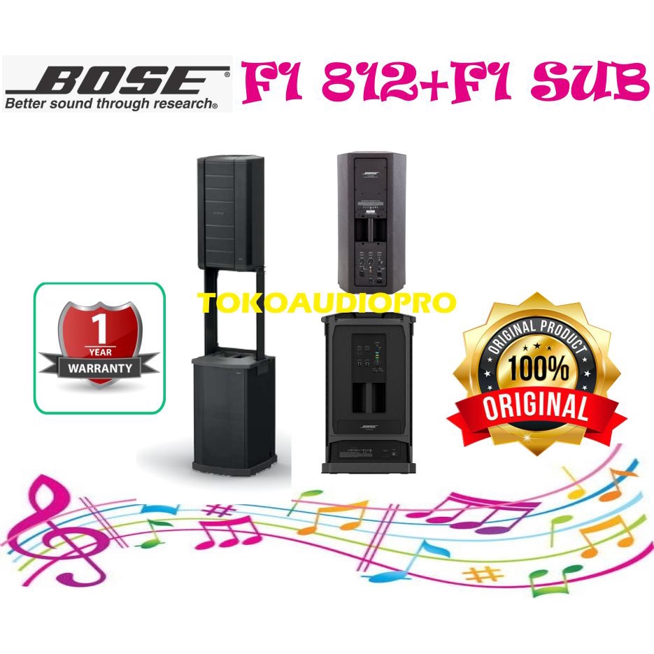 Jual Speaker Bose F1 Model 812 and Subwoofer Aktif Original Bose f1 Set ...