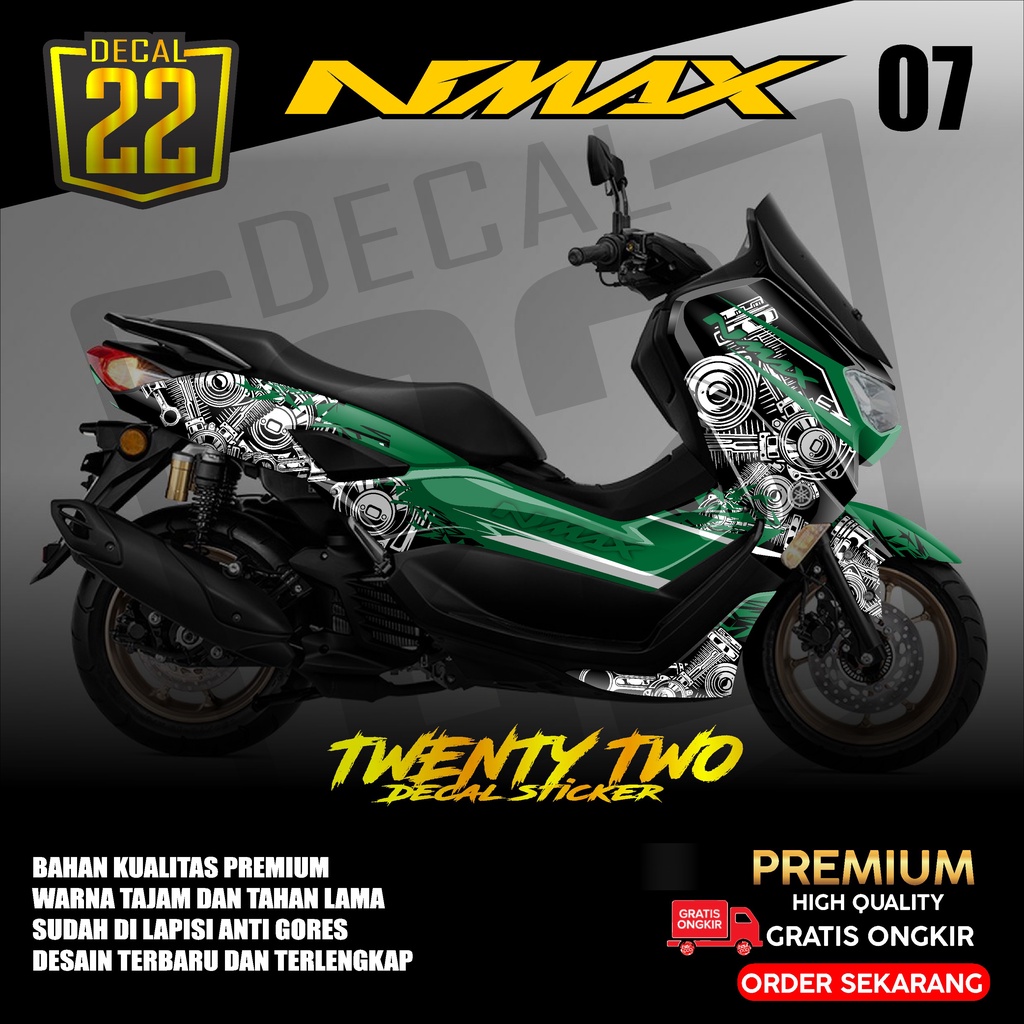 Jual Decal stiker yamaha Nmax 2021 Full Body Stiker Nmax 2021 Full Body ...