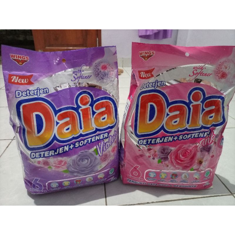 Jual Daia detergen bubuk violet& pink 1.8kg | Shopee Indonesia