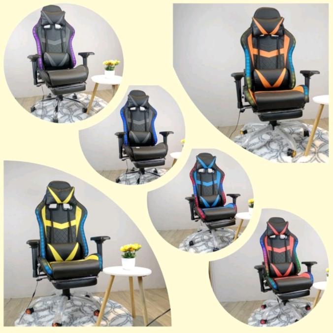 Jual Kursi Gaming Rgb Led Kursi Gaming Hidrolik Led Gaming Chair Rgb ...