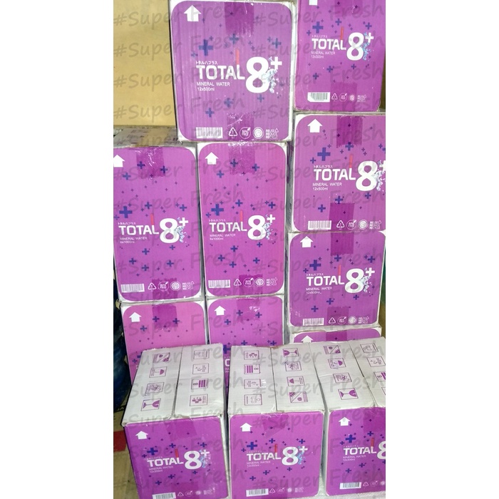Jual TRADISIONALMINUMAN- TOTAL 8+ WATER 1000ML X 6 BOTOL + AIR MINUM ...