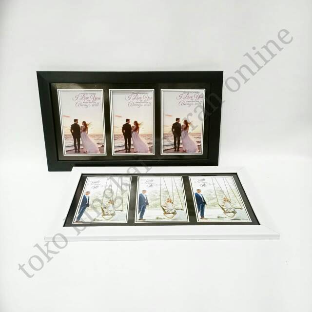 Jual BINGKAI FOTO 4R ISI 3 HORISONTAL / PIGURA FOTO 4R ISI 3 HORISONTAL ...