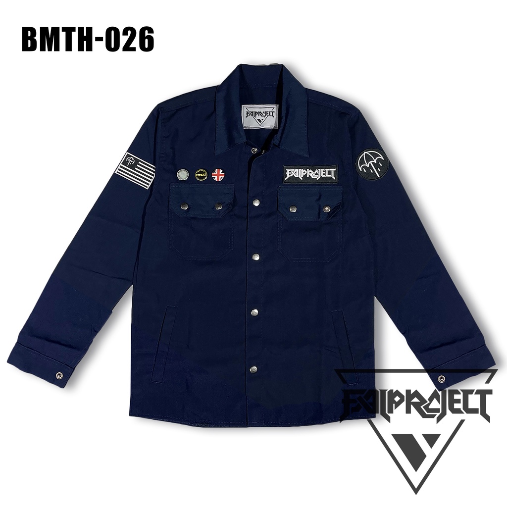 Jual TRUCKER JACKET PATCH / FIELD JACKET PATCH / SEMI PARKA PATCH BMTH ...