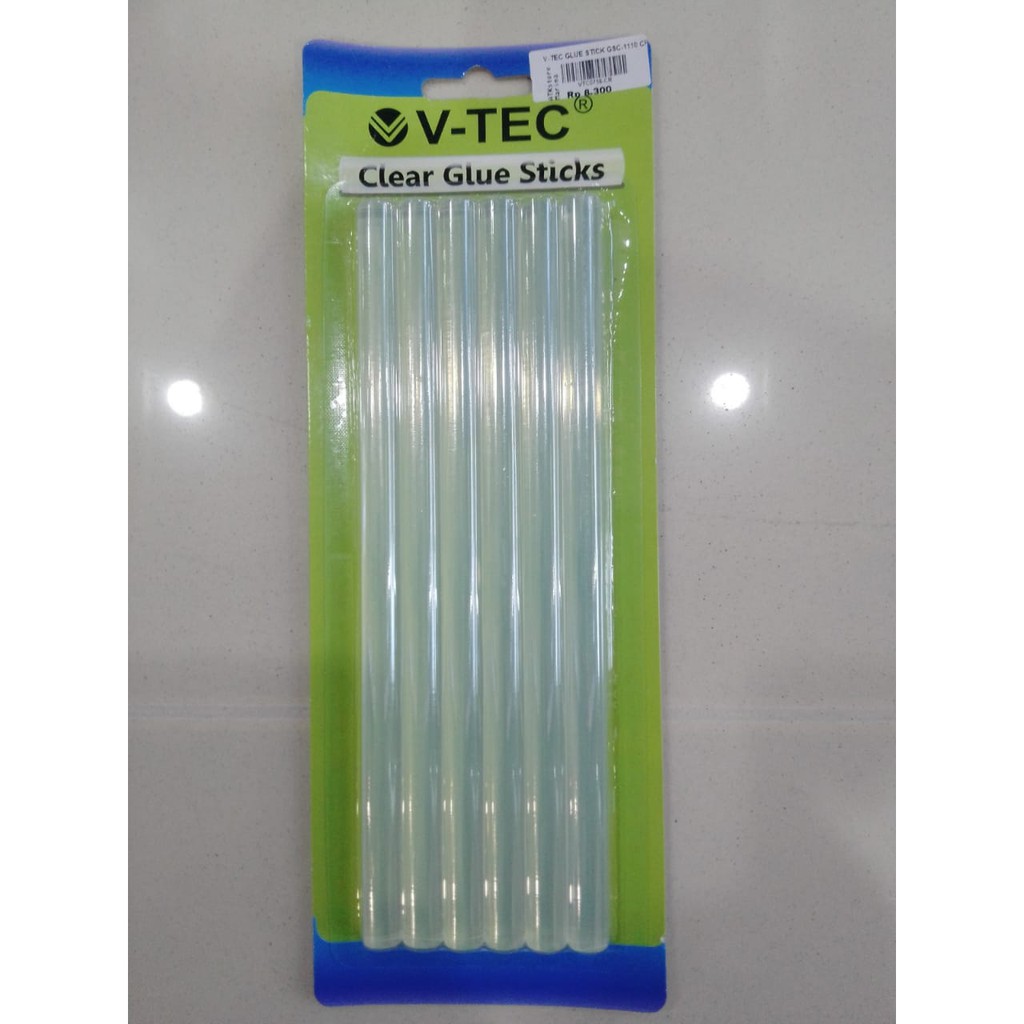 Jual Glue stick lem tembak stik isi 6 dan 10 besar V tec | Shopee Indonesia