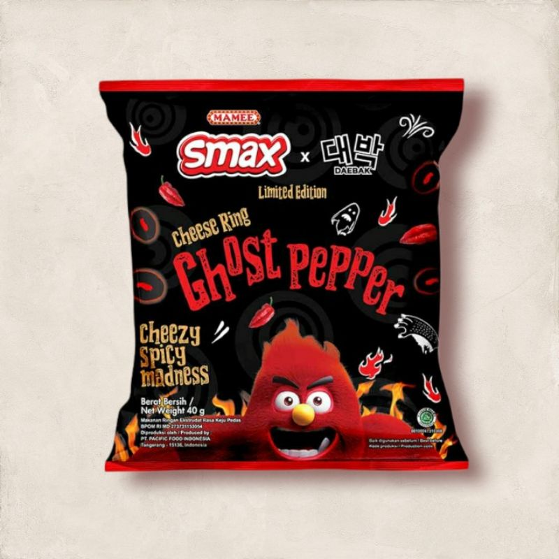 Jual Mister Potato Ghost Pepper black crisps limited edition / keripik ...