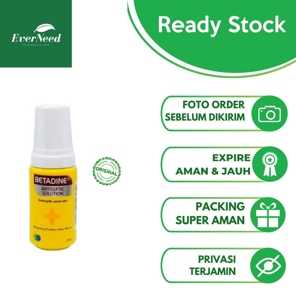 Jual Betadine 5 ml per botol | Shopee Indonesia