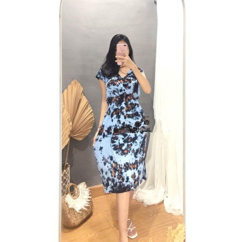 Jual DASTER MANOHARA MOTIF TIE DYE BALI | Shopee Indonesia