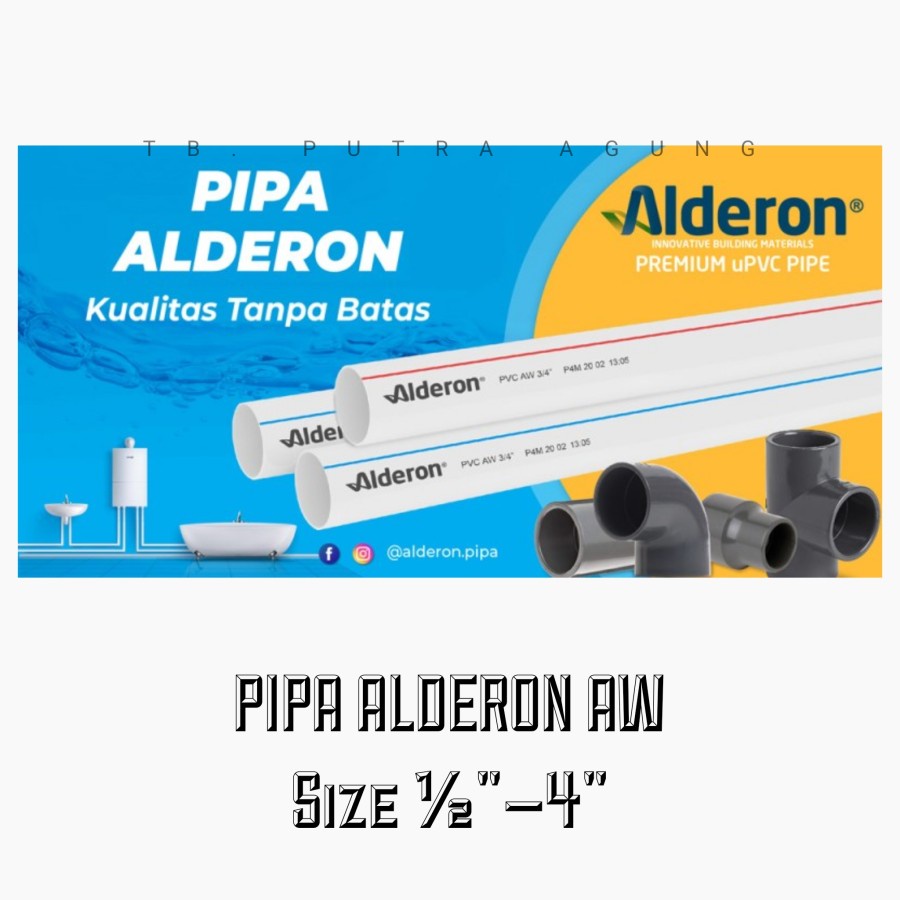 Jual PIPA ALDERON AW PUTIH SZ 3", 4" | Shopee Indonesia