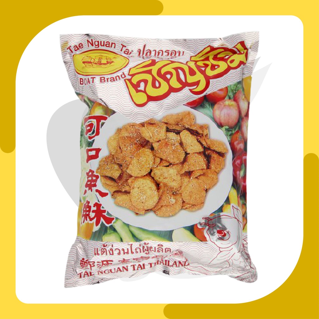 Jual Snack Import Thailand | Boat Brand (Tae Nguan Tai) Crispy Fish ...