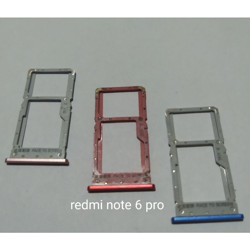 Jual SIMTRAY XIAOMI REDMI NOTE 6PRO SIM LOCK TEMPAT DUDUKAN KARTU ...