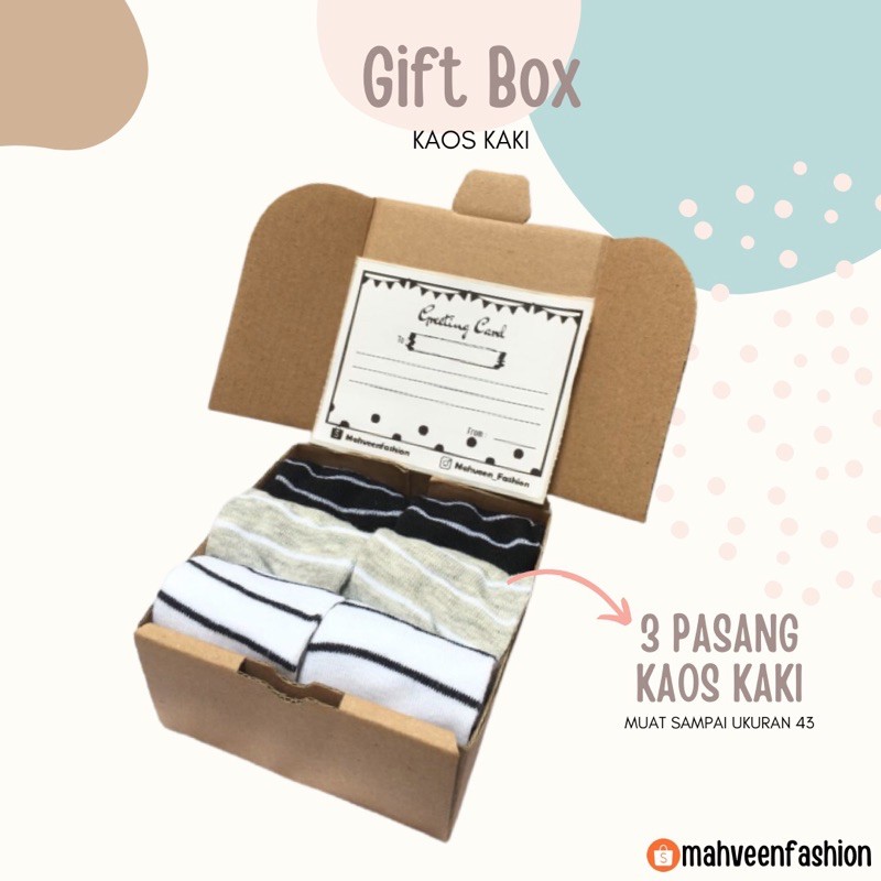 Jual GIFT BOX LUCU / HAMPERS BOX / HAMPERS KAOS KAKI/ KADO PRIA / GIFT ...