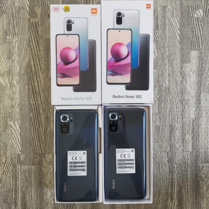 Jual Xiaomi Redmi Note 10s 8/128 SECOND BEKAS FULLSET LENGKAP GARANSI ...