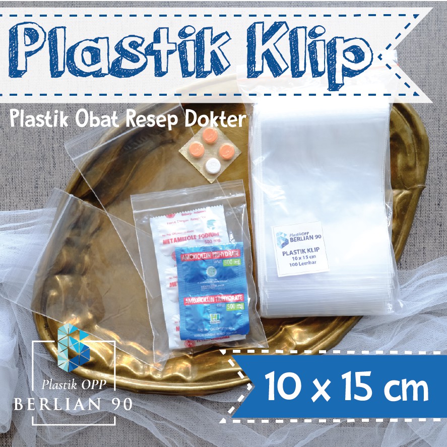 Jual PLASTIK KLIP 10 x 15 cm / PLASTIK ZIPLOCK TEBAL KLIP PUTIH ...