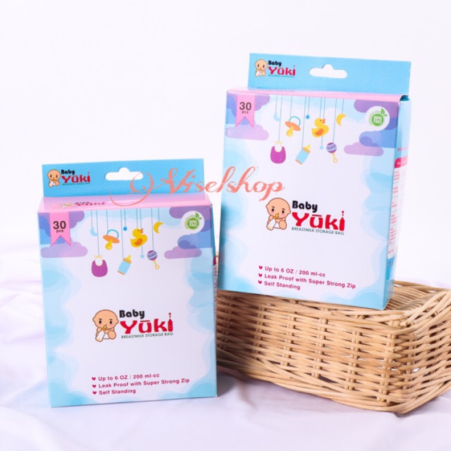 Jual [ LOST PACK ]KANTONG ASI YUKI BREAST MILK STORAGE BAGS 180ML ...