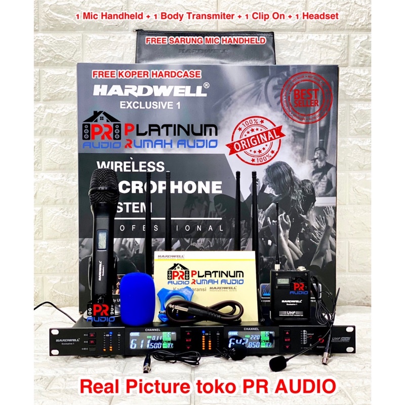 Jual Mic Wireless HARDWELL EXCLUSIVE 1 / EXCLUSIVE1 (ORIGINAL) PJH ...