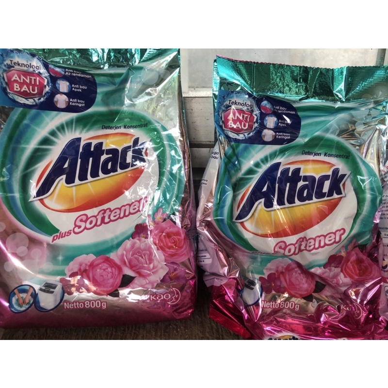 Jual Detergent bubuk attack 800gr - Attack Deterjen 800g Plus All Varian || ATTACK Plus Violet ...