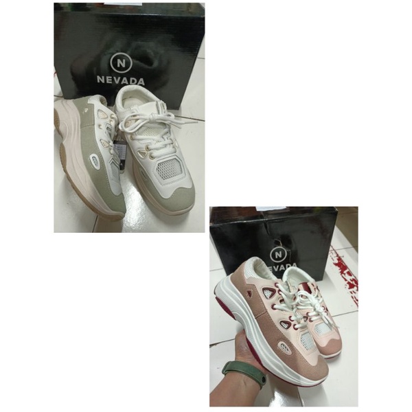 Jual sepatu sneakers wanita original brand NEVADA | Shopee Indonesia