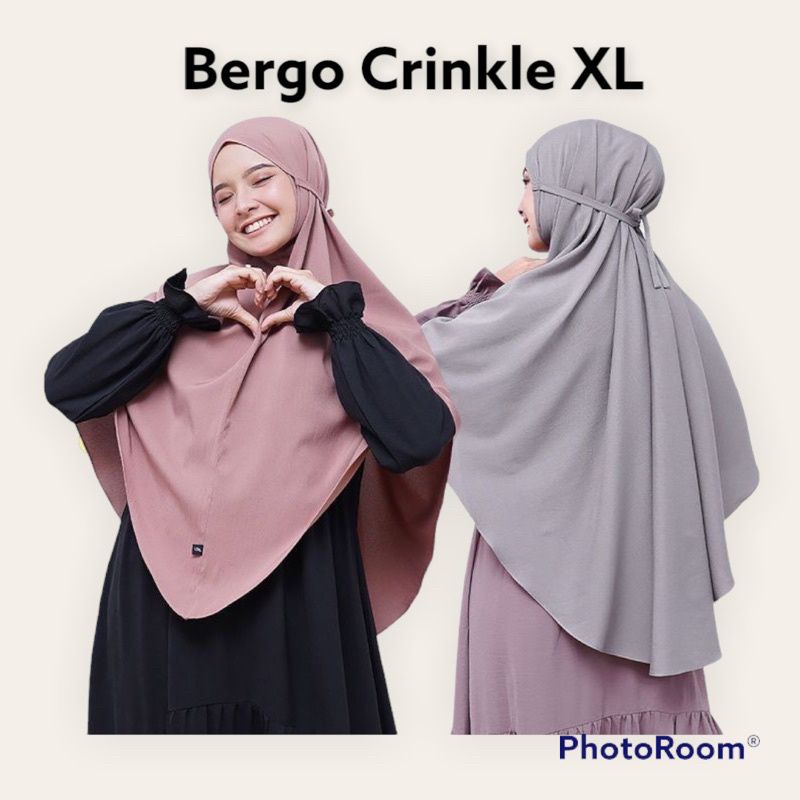 Jual KERUDUNG BERGO CRINKLE AIRFLOW | JILBAB INSTAN PREMIUM SYAR'I ...
