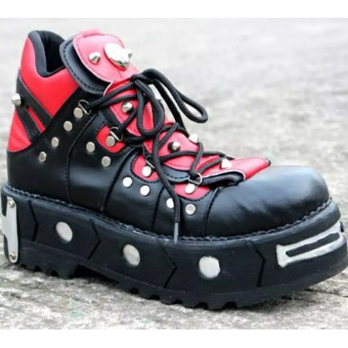 Jual Sepatu Newrock Kulit Viu / Boots Pria new rock homemade Fireball ...