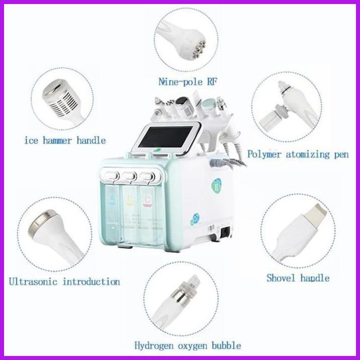 Jual Hydra oxygen aqua peel 6in1 skin scrubber ultrasound rf facelift ...