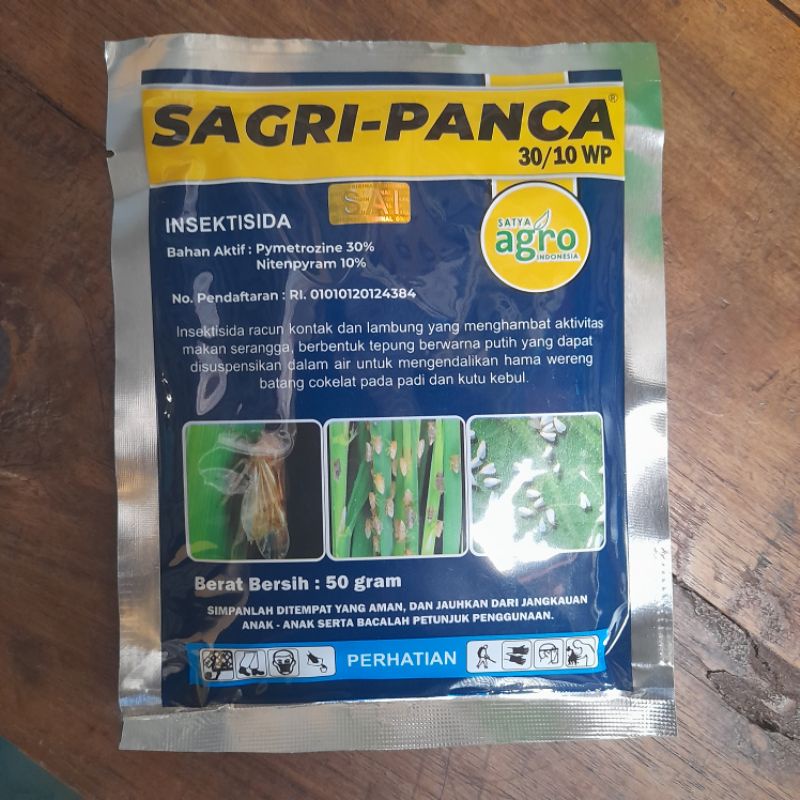 Jual Insektisida sagri panca 30/10WP "100gram YA" bahan aktif : pimetrozine 30%+nitenpiram 10% ...