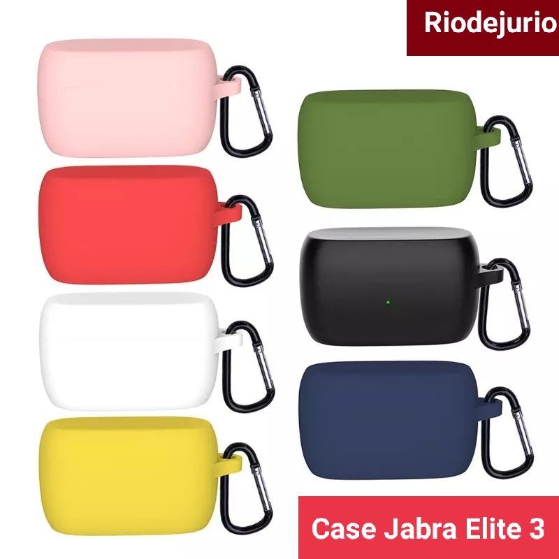 Jual Case Casing Silicon Protective Jabra Elite 3 + Carabiner ...