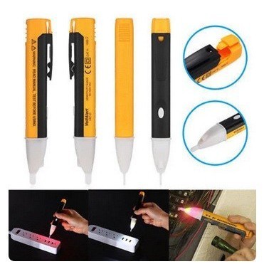 Jual Tespen Listrik Non contact AC Voltage test Pen Alat Cek Arus ...