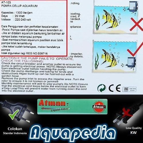 Jual Atman At-103 Pompa Celup Aquarium Kolam Submersible Water Pump ...