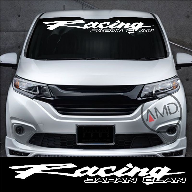 Jual Stiker kaca depan sticker mobil stiker belakang mobil RACING ...