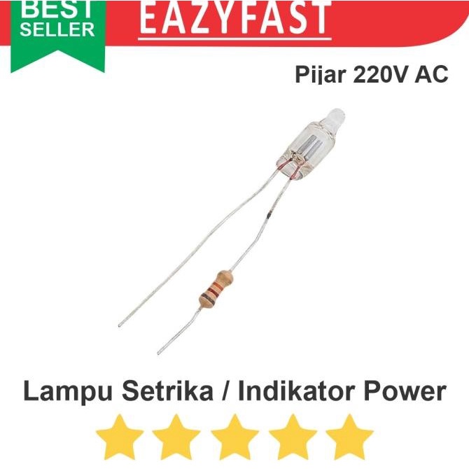 Jual Lampu Pijar Setrika AC 220V Indikator LED Power Terminal Magic Com ...